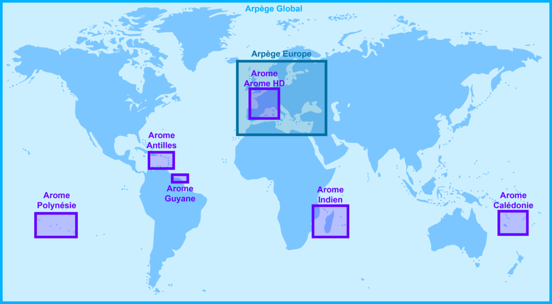 How to select weather, wave and current models? - Weather4D
